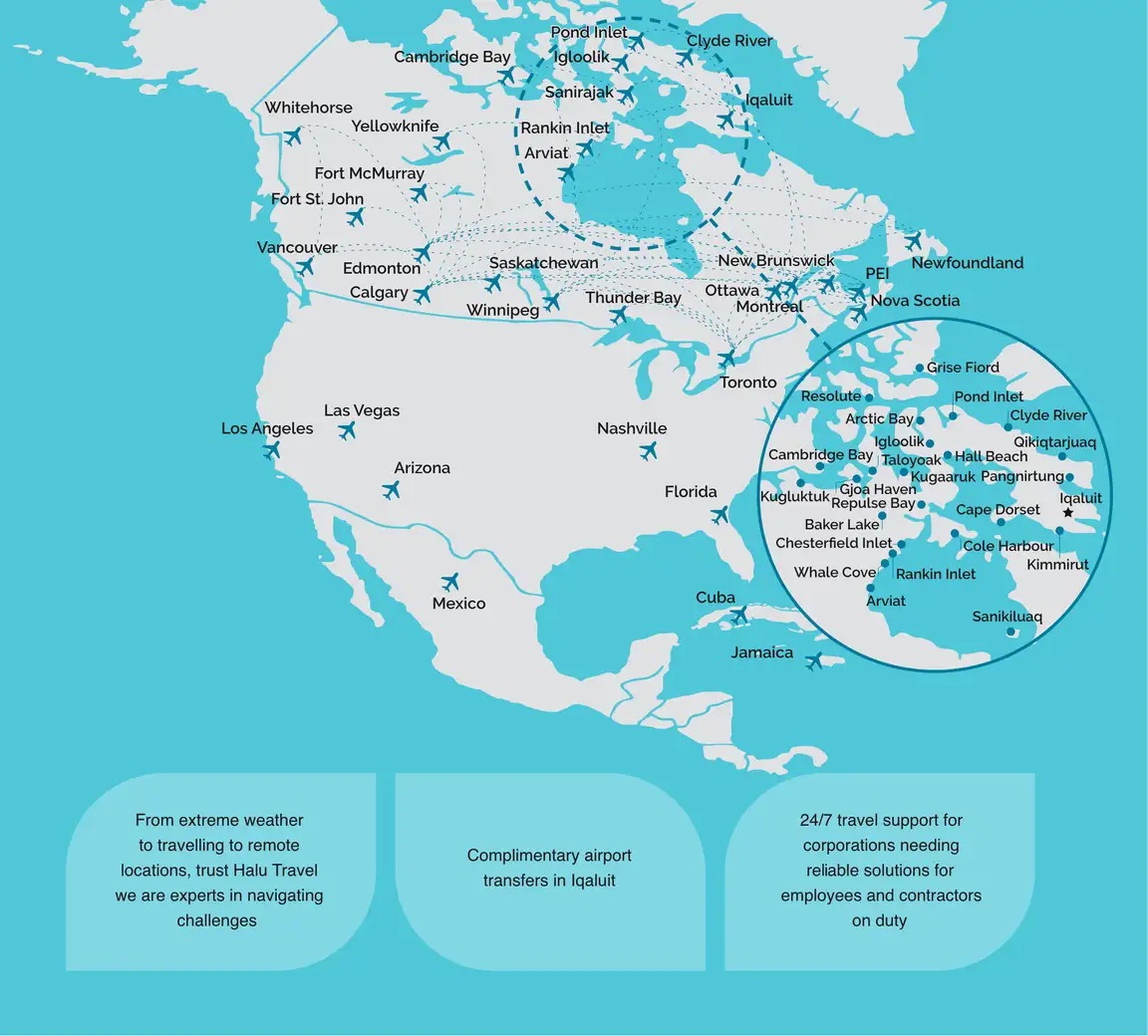 Halu Travel | Nunavut's premier travel agency!